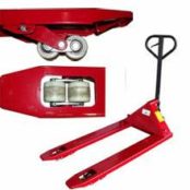PALLET JACK 2 TON-5000 lbs-double rollers double casters (RED) – Build ...