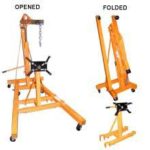 ENGINE HOIST 2 ton CHERRY PICKER shop crane w 2000lb Engine Stand ...